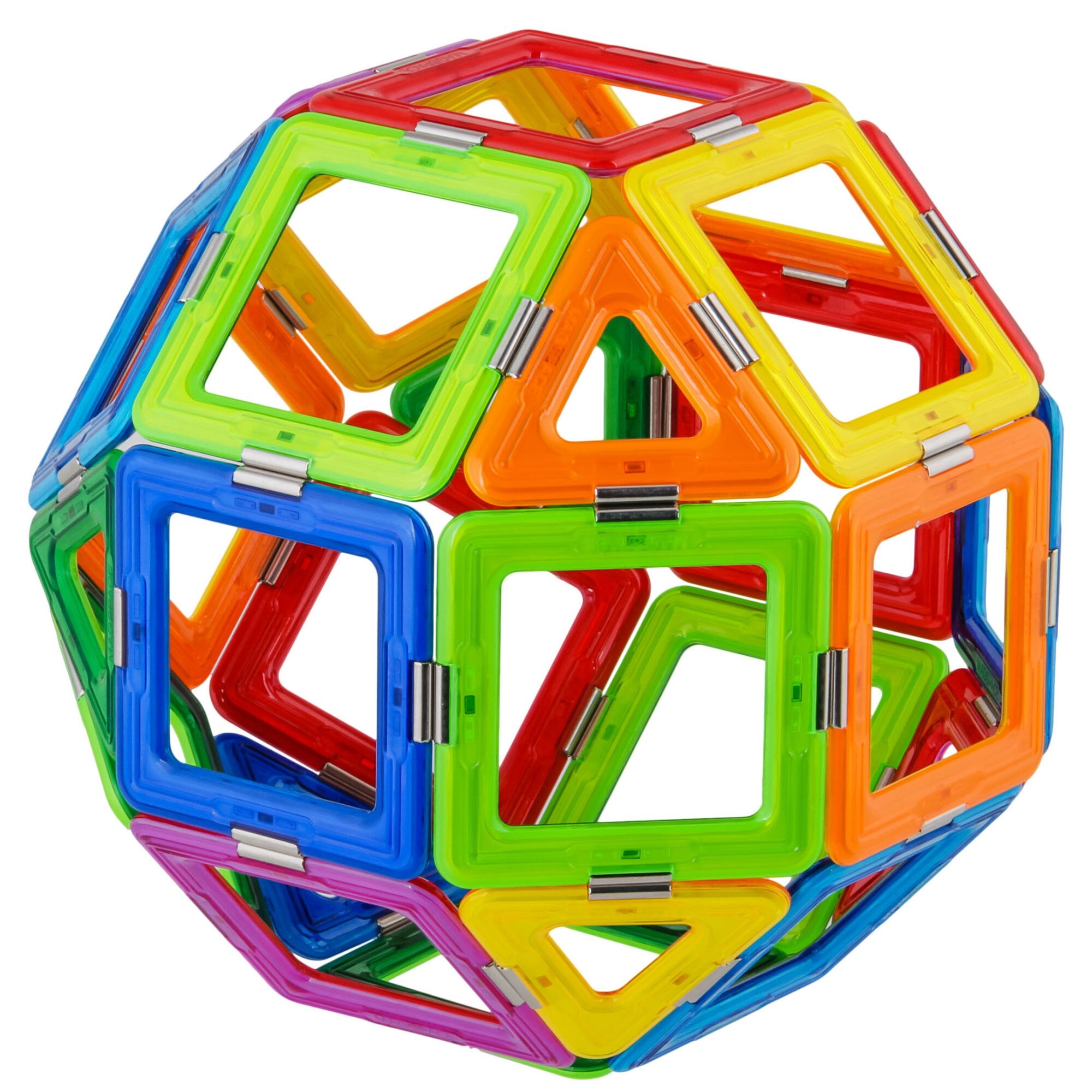 Set de constructie magnetic 3D Magspace, Magic Ball, 26 piese - eMAG.ro