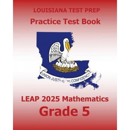 Louisiana Test Prep Practice Test Book Leap 2025 Mathematics Grade 5 ...