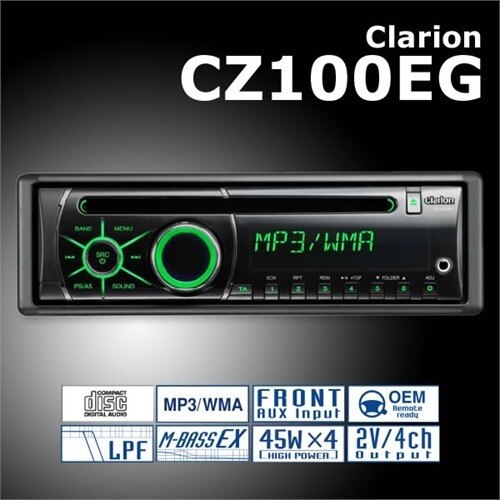 MP3 плейър за кола Clarion CZ 100EG - eMAG.bg