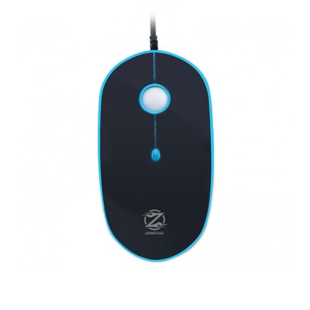 Mouse ZornWee L-200629, Iluminare de fundal LED, Silentios, Optic, USB, 1600 DPI, 3 butoane ...