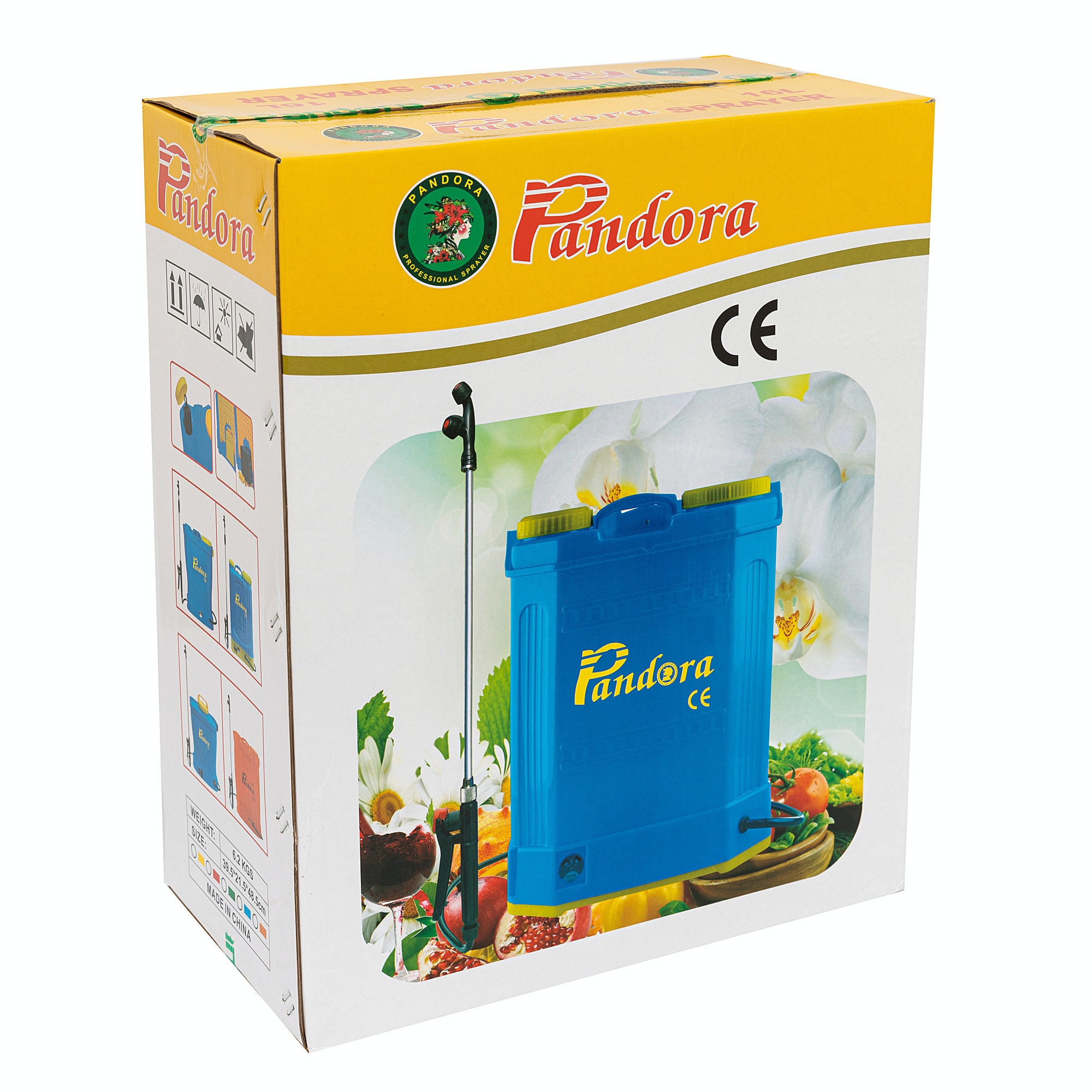 Set Pompa stropit electrica Pandora 20 Litri + Lance extensibila 2.8m ...