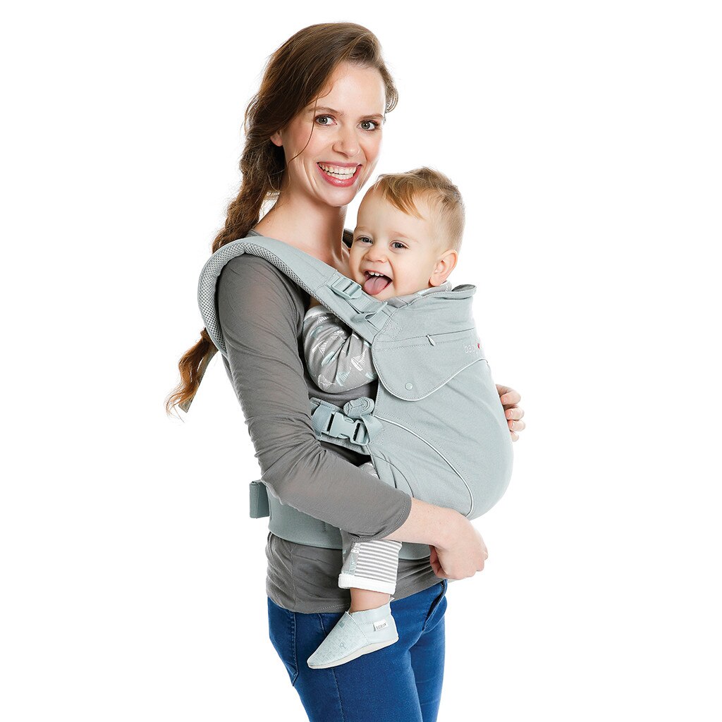 Система за носене Babylonia, SSC-Flexia, ергономична, меко сиво - eMAG.bg