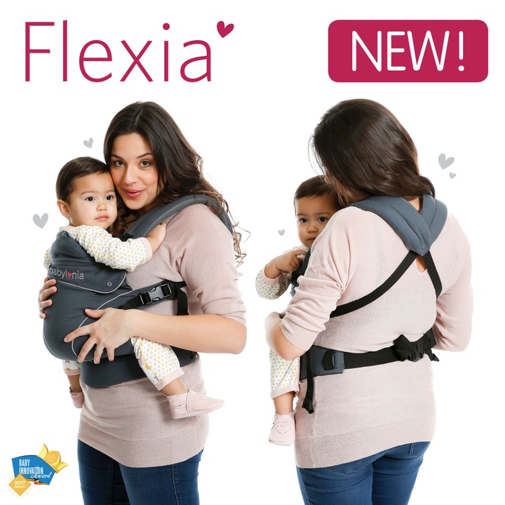 Система за носене Babylonia, SSC-Flexia, ергономична, меко сиво - eMAG.bg