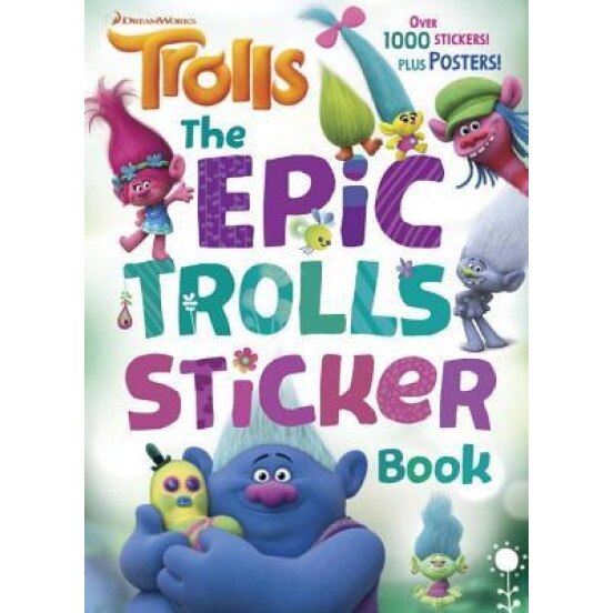 Trolls Official Sticker Book (DreamWorks Trolls), Golden Books (Author ...