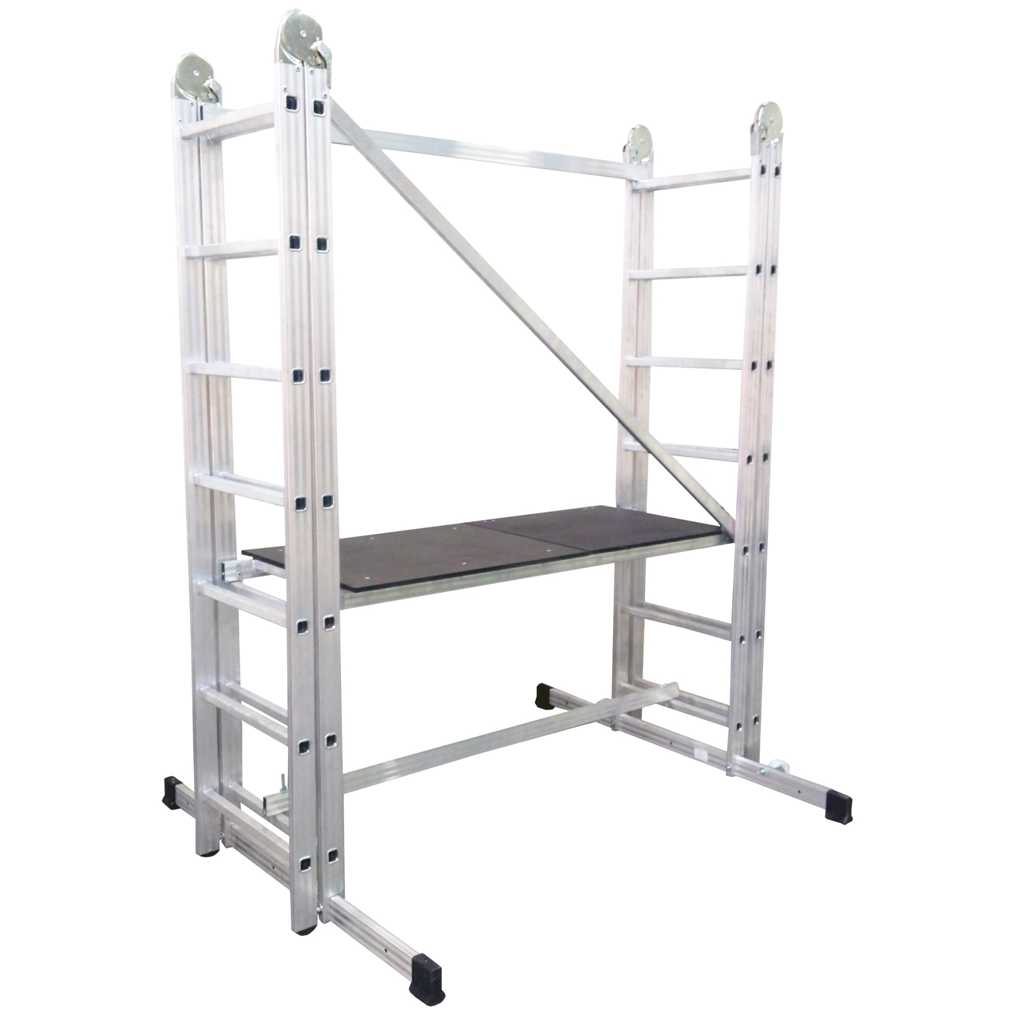 Schela profesionala aluminiu H dimensiuni 2.8x1.4x0.6 m, inaltime ...