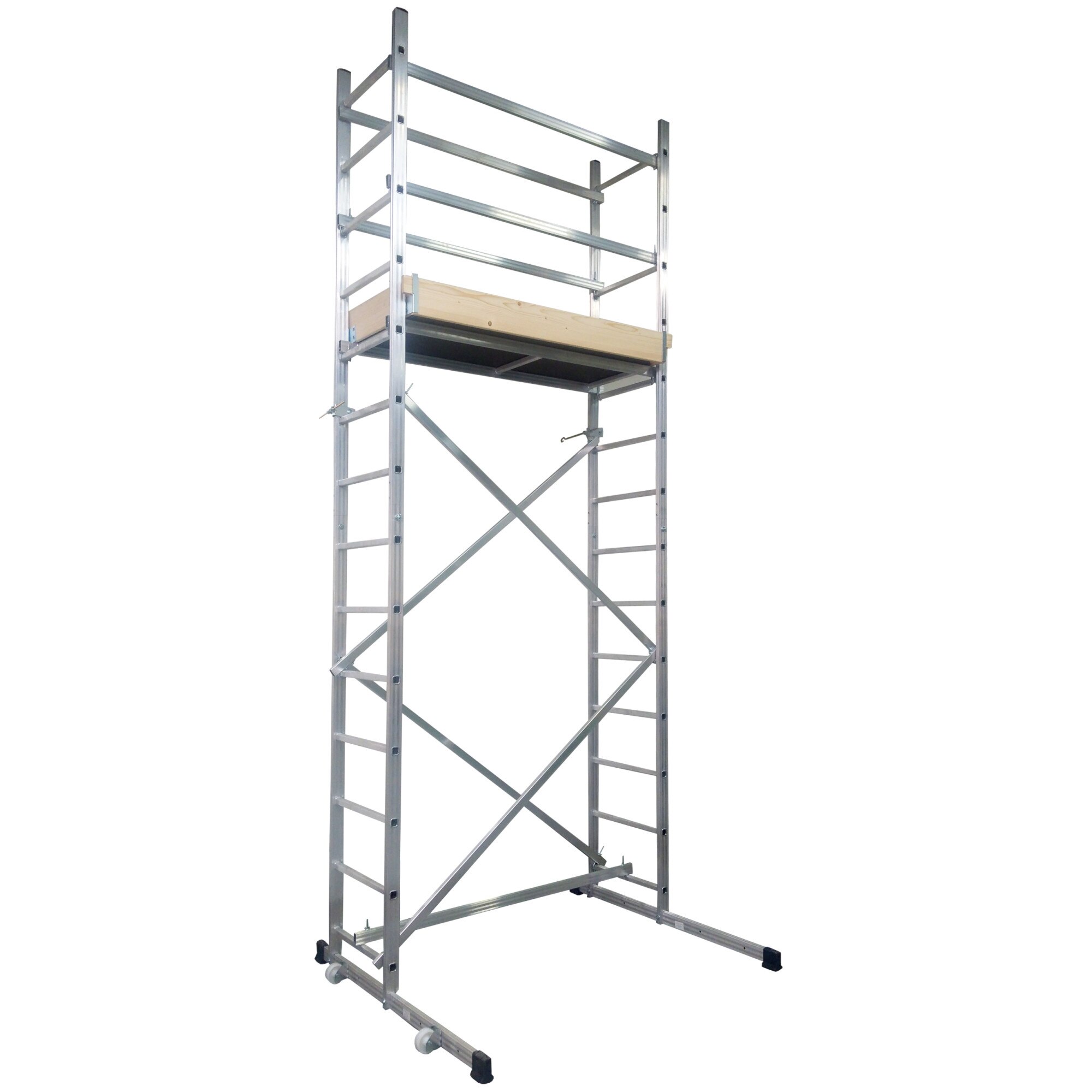 Schela profesionala aluminiu H dimensiuni 2.8x1.4x0.6 m, inaltime ...