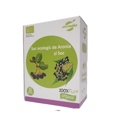 Aromela - Suc Natural 3L Aronia si Soc, 100% fruct presat la rece, suc ...