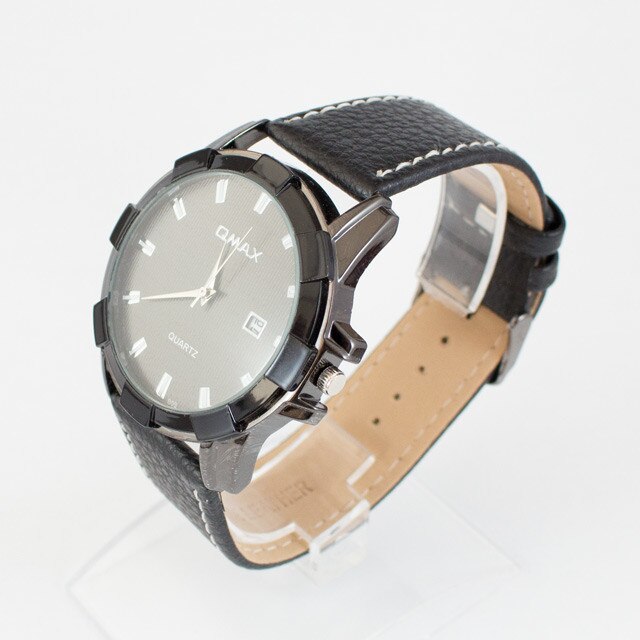 Ceas Qmax Classic, analog, cu data, negru - eMAG.ro