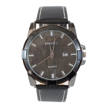 Ceas Qmax Classic, analog, cu data, negru - eMAG.ro
