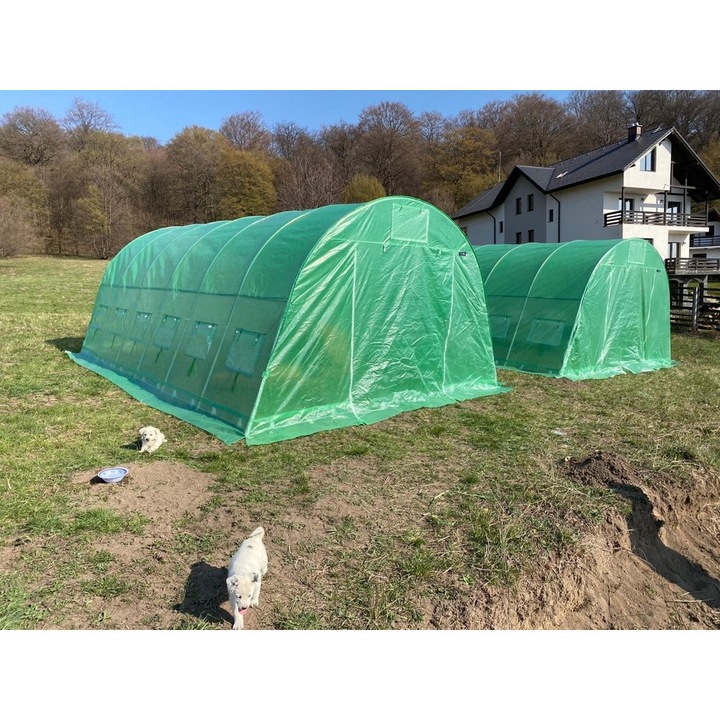 Solar de gradina 3x7 m, teava galvanizata - eMAG.ro