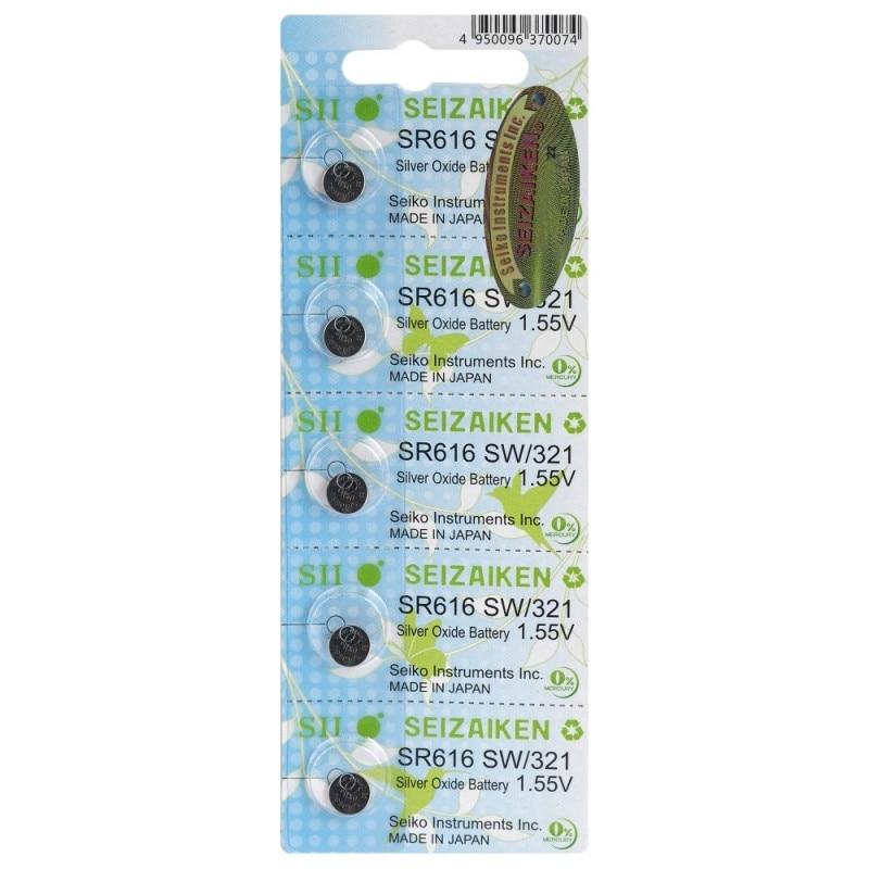 Baterie de ceas SEIKO Seizaiken V321 SR616SW Oxid de Argint 1.55V 0% ...
