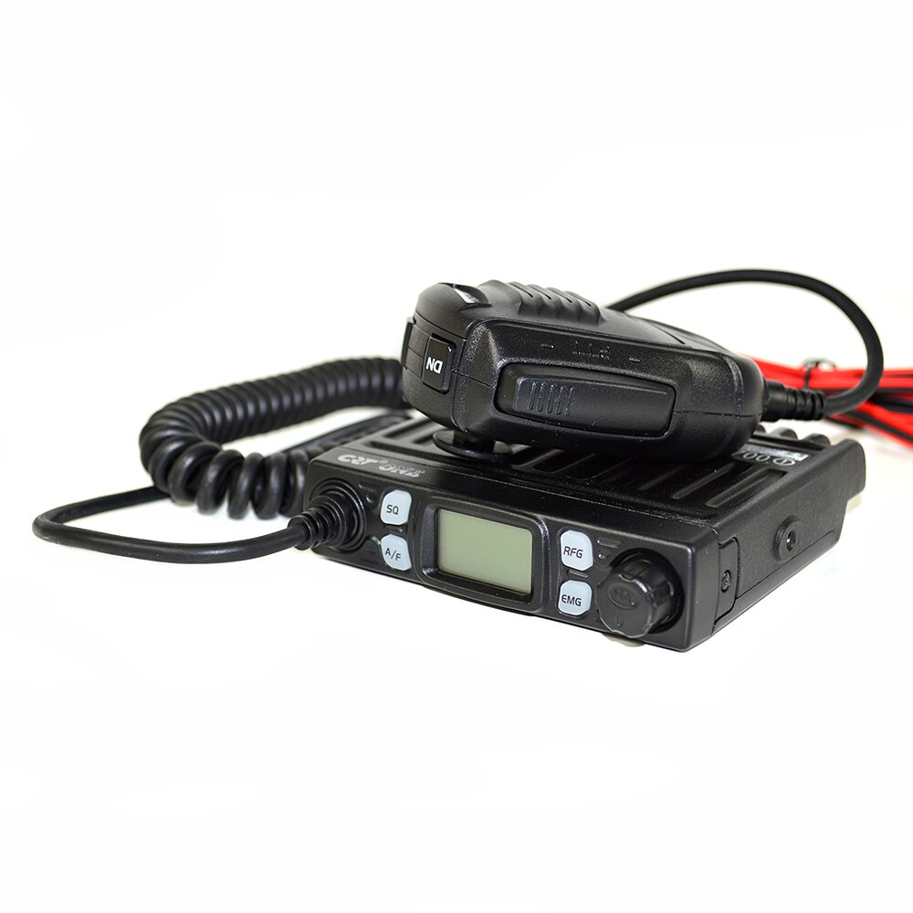 Kit statie radio CB CRT One cu S-Metru, 4W, ASQ, 12V, RF Gain, SWR ...