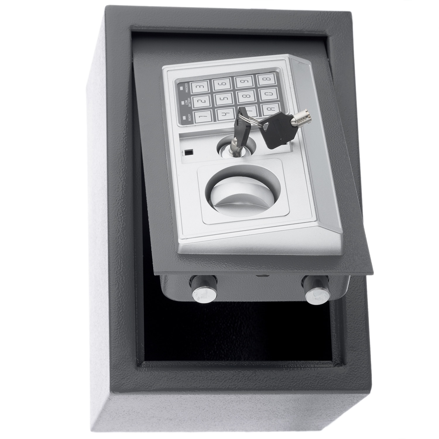 Seif Metalic cu Cifru Electronic si Cheie 30E, pentru Acte, Casa de ...