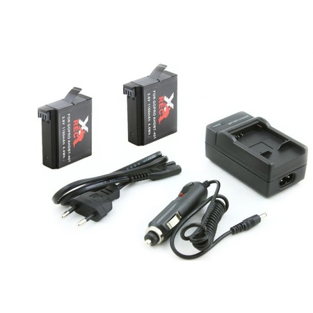 Set 2x Acumulator/Baterie + Incarcator AHDBT-401 pentru GoPro Hero 4 ...