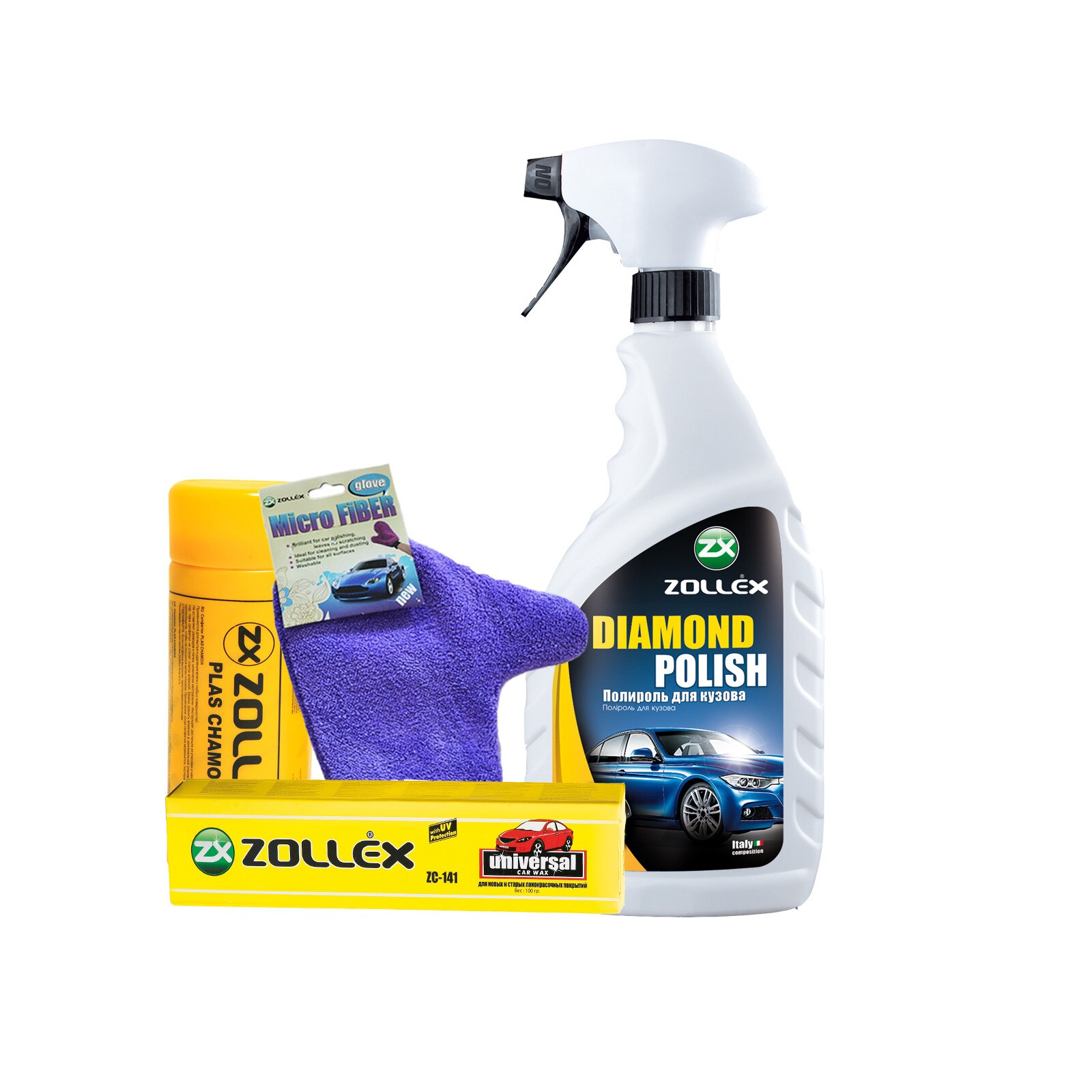 Set polish auto Zollex 4 piese - eMAG.ro