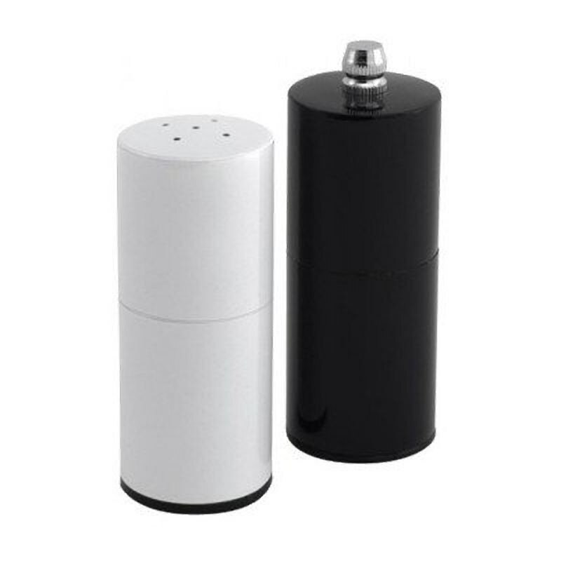 Set solnita sare si piper Smakfest SM-613001, Inox, Alb/Negru - eMAG.ro