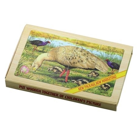 Set puzzle pasari salbatice - 4 buc - eMAG.ro
