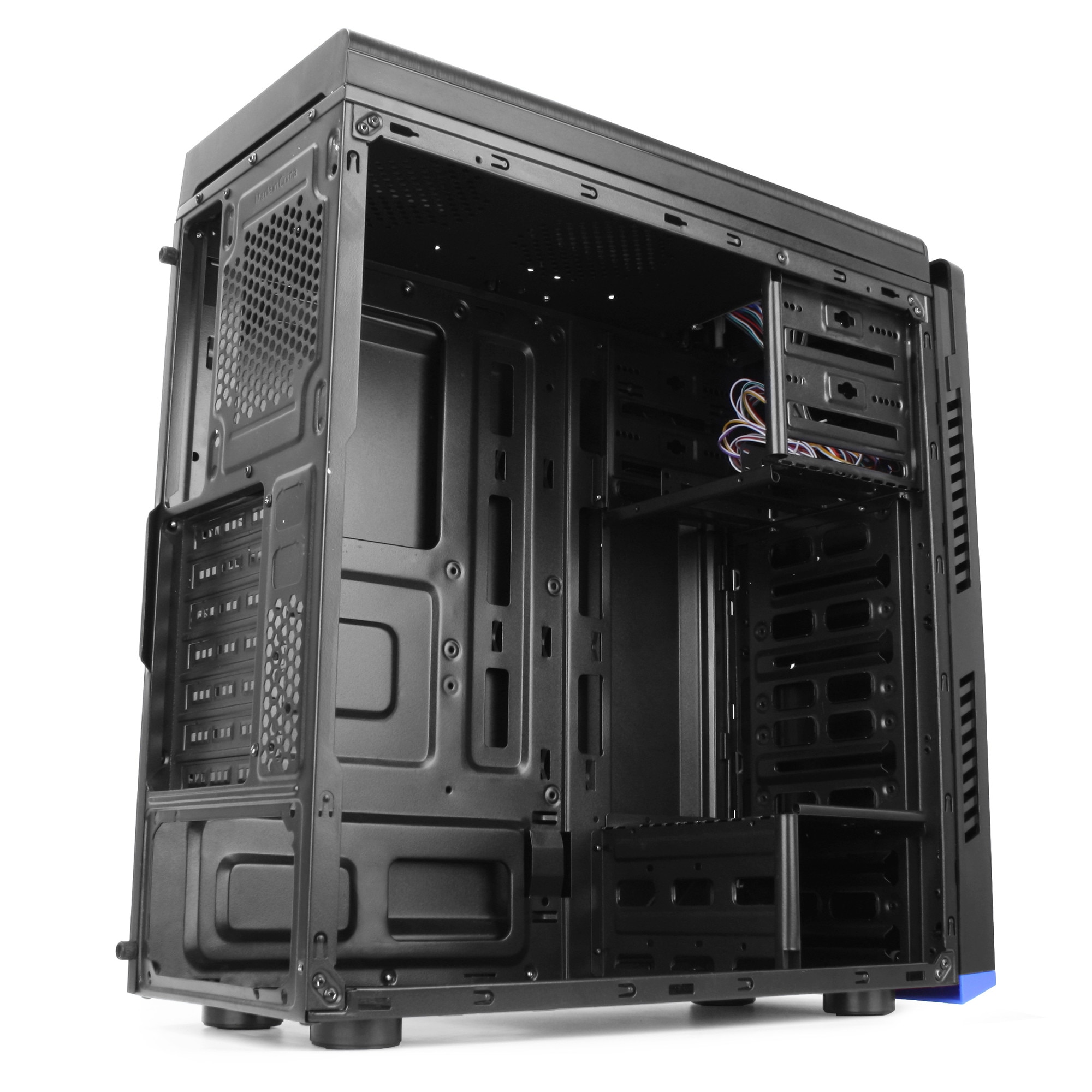 Carcasa Delux DW701T, sursa 500W, Middle Tower, negru, lateral ...