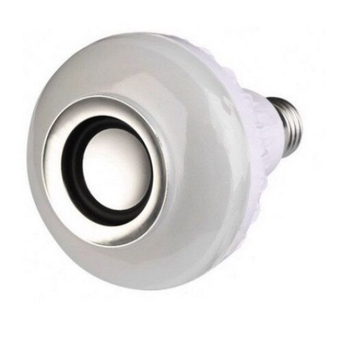 Bec cu boxa, tip LED, Soclu E27, Bluetooth, RGB, Compatibil iOS/Android ...