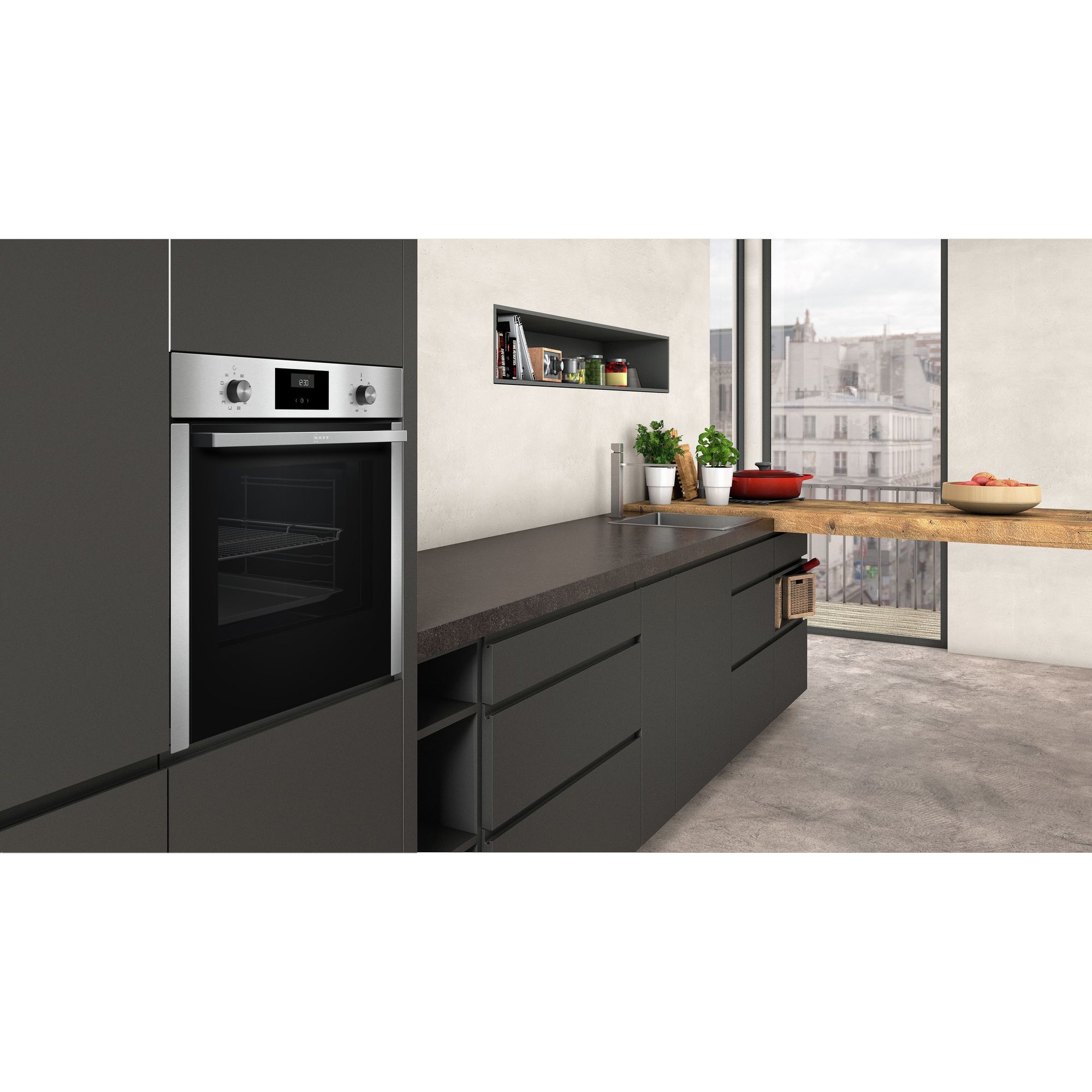 Cuptor incorporabil Neff B3CCE4AN0, Multifunctional, 7 functii ...