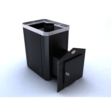 Печка за сауна КАНАДСКИ КАМИНИ Класик, 12 kW, Стомана, Черна - eMAG.bg
