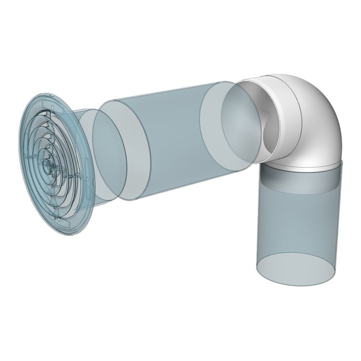 Cot circular, Ø125 mm, 90 grade - eMAG.ro