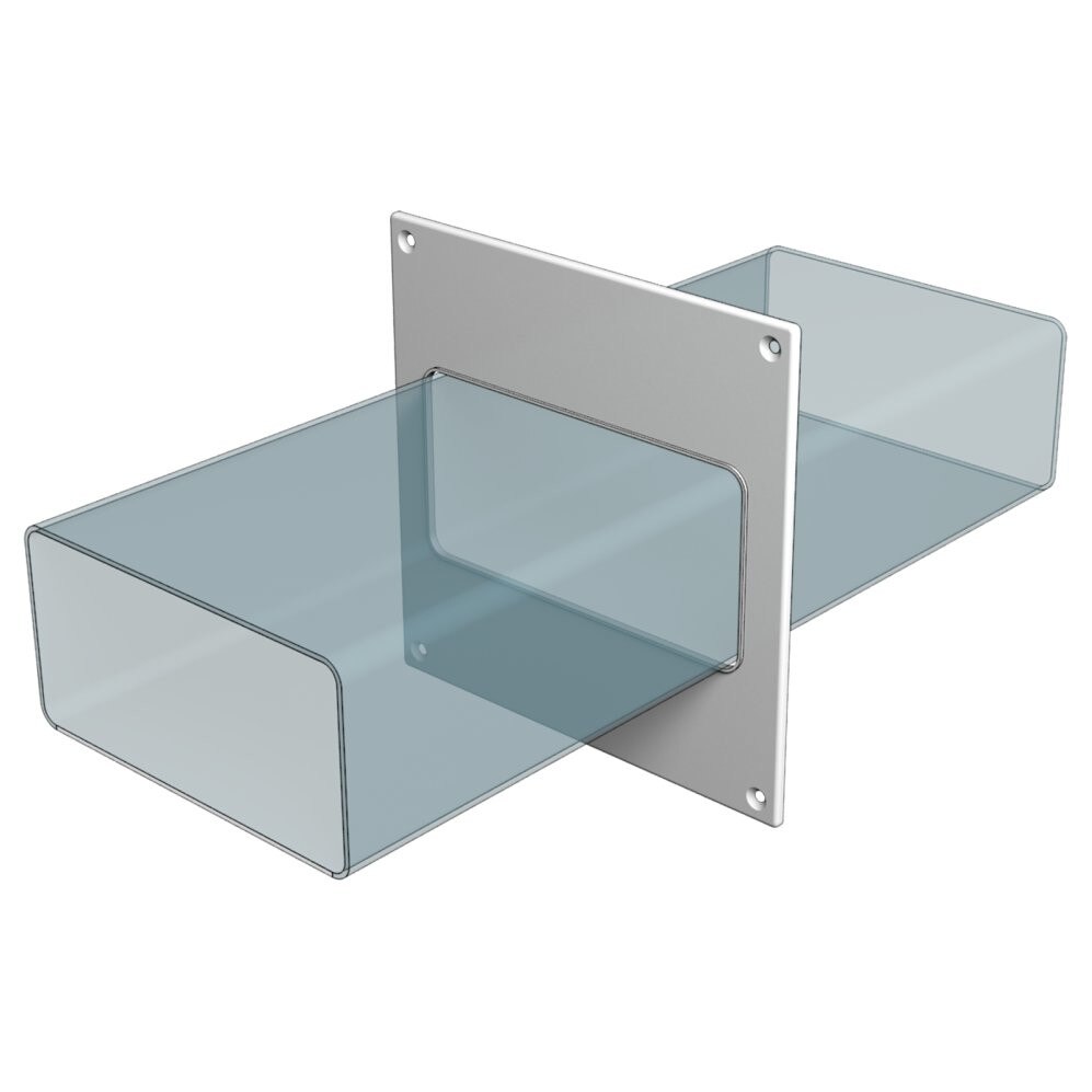 Placa perete tub rectangular, 60x120 mm - eMAG.ro