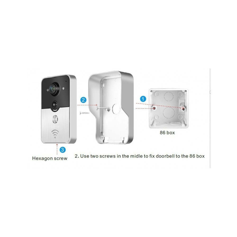 Interfon Smart Wifi Cu Camera Si Sunet LIVE IP Wireless - eMAG.ro