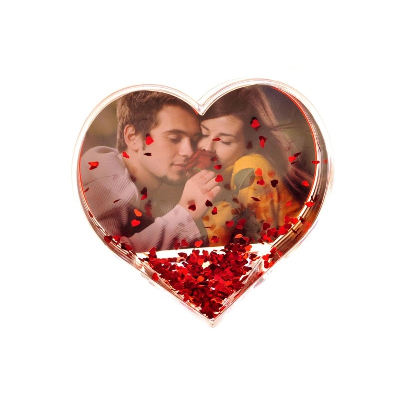 Glob foto inima personalizat 1 poza - eMAG.ro