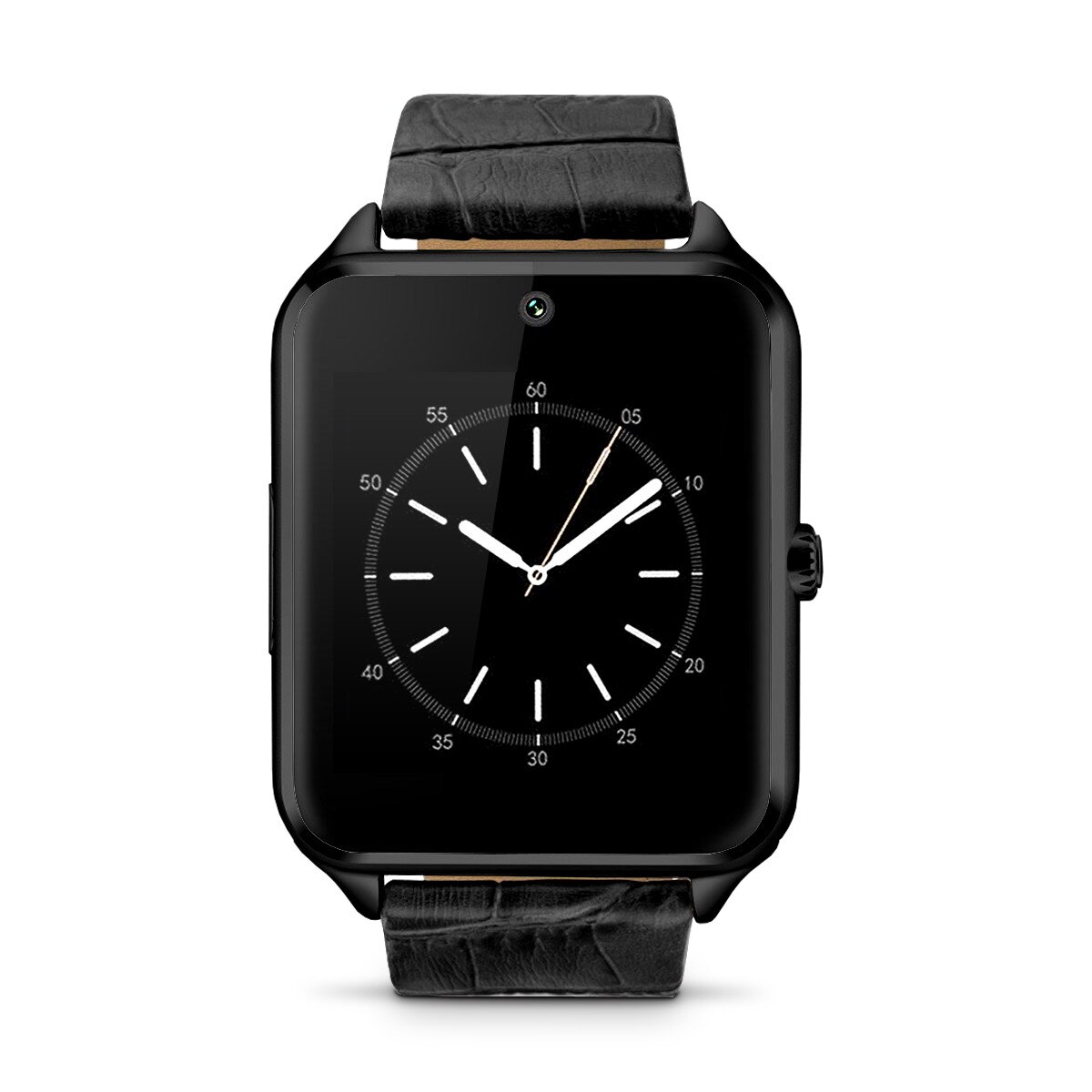 Z60 Elegant magyar nyelvű okos óra műbőr szíjjal (fekete) - eMAG.hu