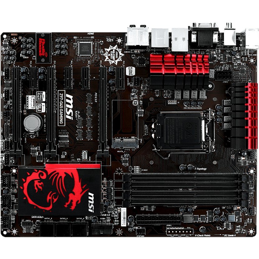 Дънна платка MSI Z97-G45 GAMING, Socket 1150 - eMAG.bg