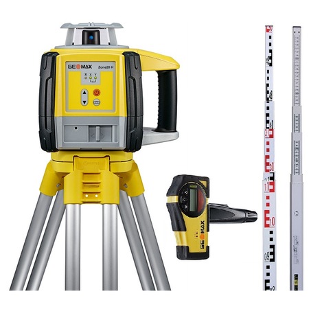 Nivela cu laser rotativ GeoMax Zone20 H cu accesorii - eMAG.ro