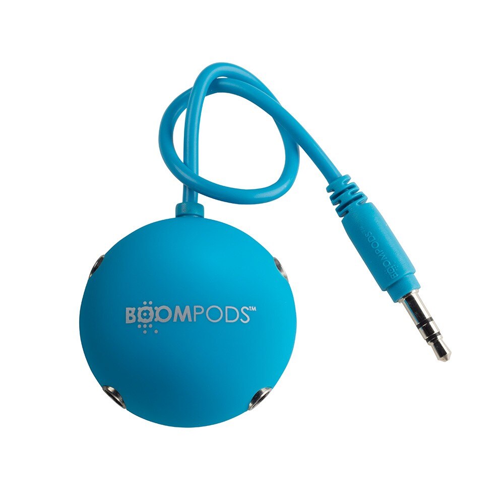 Adaptor Boompods Multipod Audio Splitter, Albastru - eMAG.ro