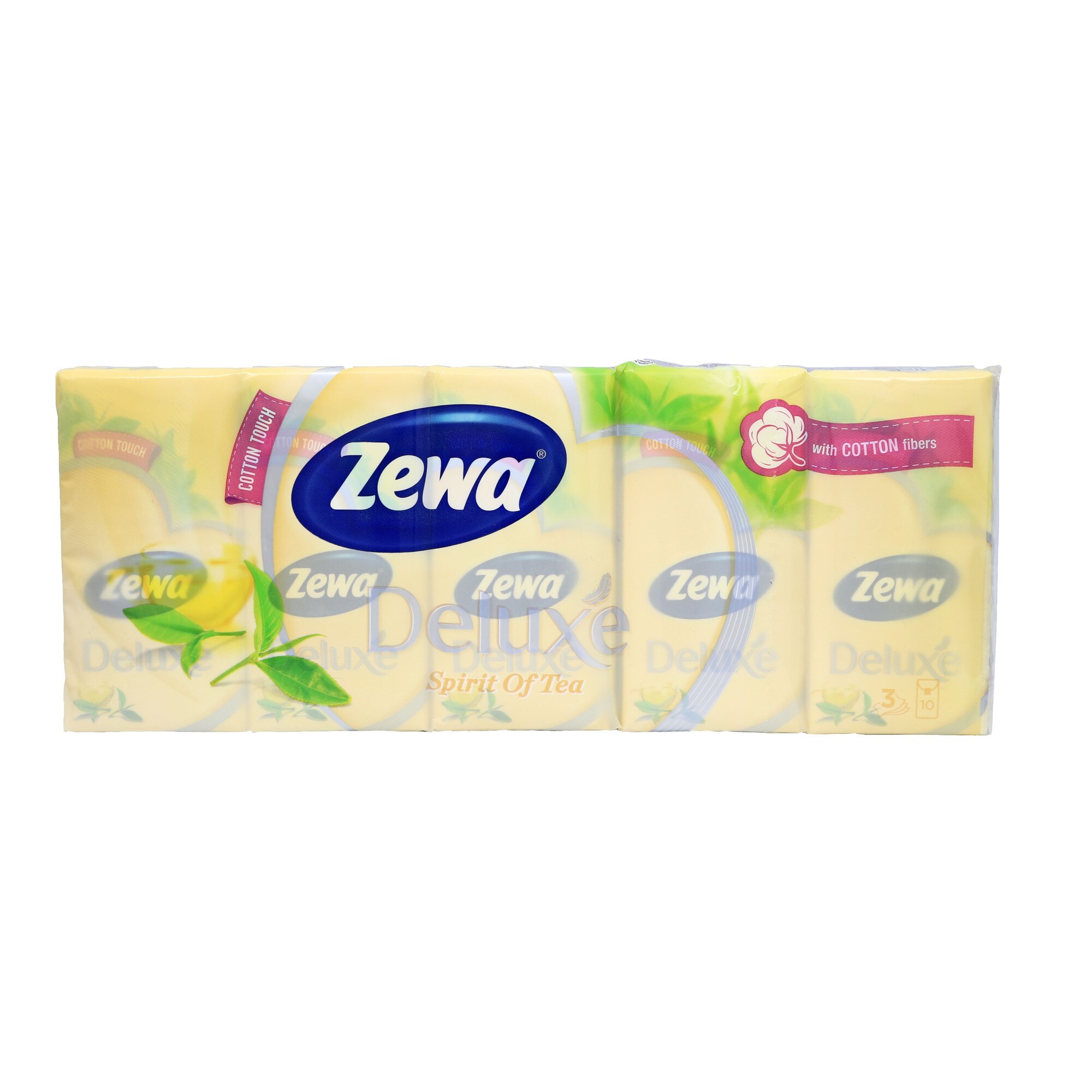 Batiste nazale Zewa Deluxe Spirit of Tea, 3 straturi, 5 seturix100 buc ...