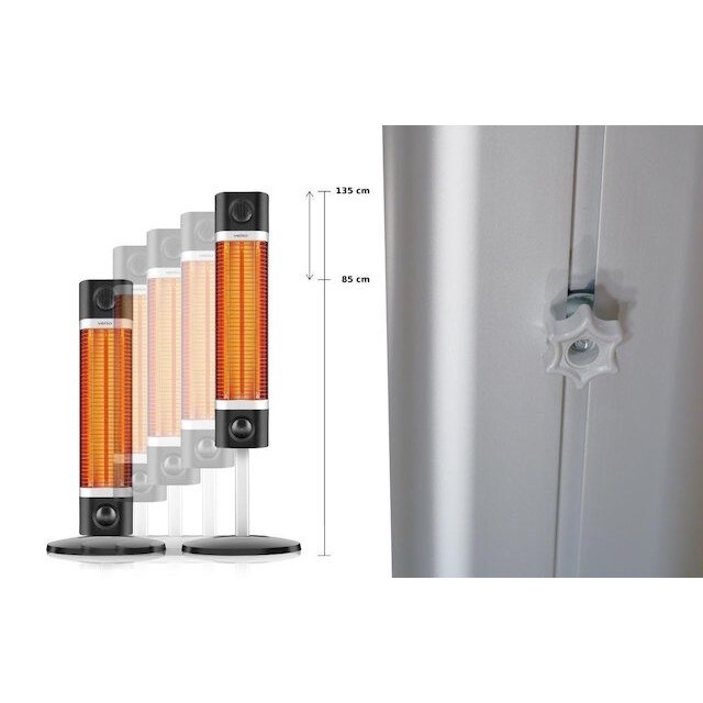 Incalzitor Veito Remote 1,7kW, Electric, Infrarosu, Terasa, Interior ...