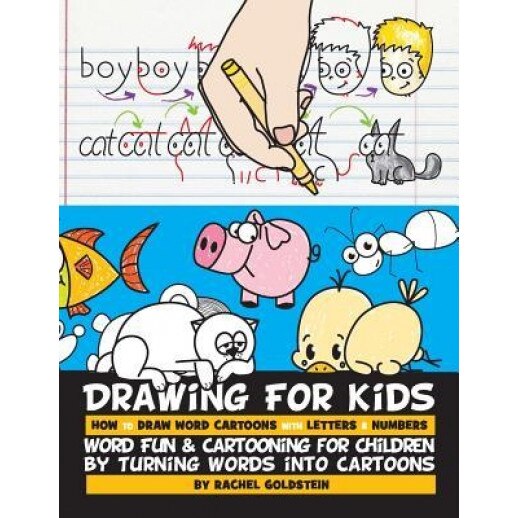 Drawing for Kids How to Draw Word Cartoons with Letters & Numbers: Word ...