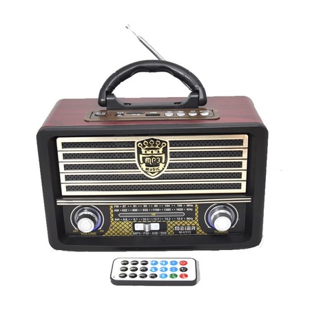 Radio Retro MP3 Player Portabil M-U113 + Stick USB de 16GB - eMAG.ro