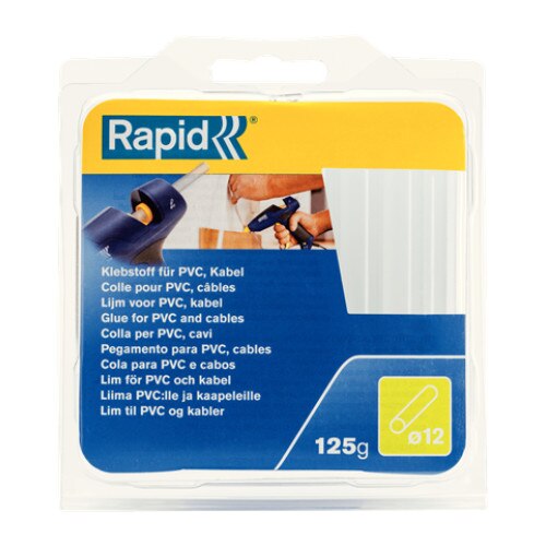 Batoane lipici Rapid 12mmx94mm, PVC/Cabluri, 125g, blister - eMAG.ro