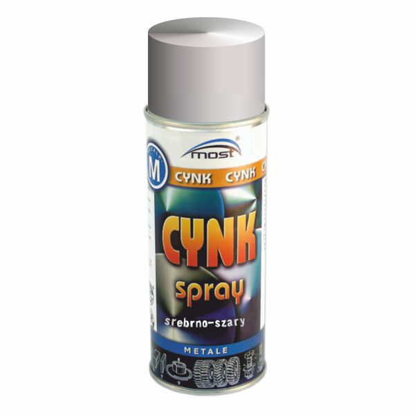 Spray zinc gri-argintiu, MOST, 400ml - eMAG.ro