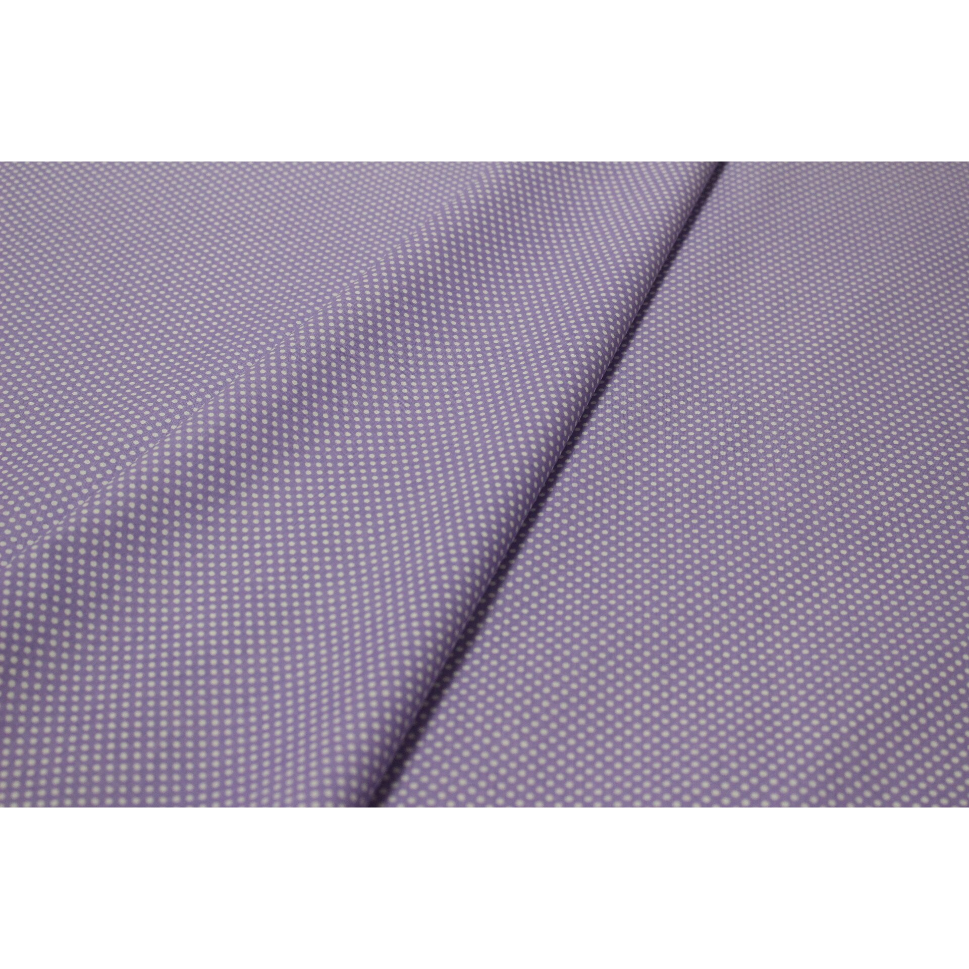 Material textil, Ranforce mov cu buline albe, 100% bumbac, 240 x 100cm ...