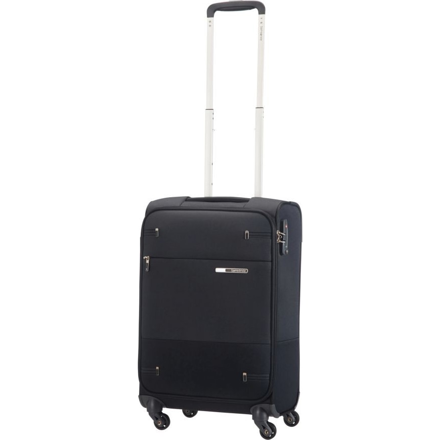 Troller Samsonite Base Boost, Black, 4 roti, 55 cm - eMAG.ro