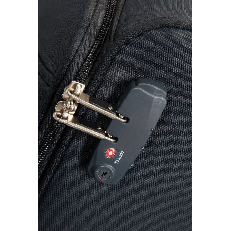 Troller Samsonite Base Boost, Black, 4 roti, 55 cm - eMAG.ro