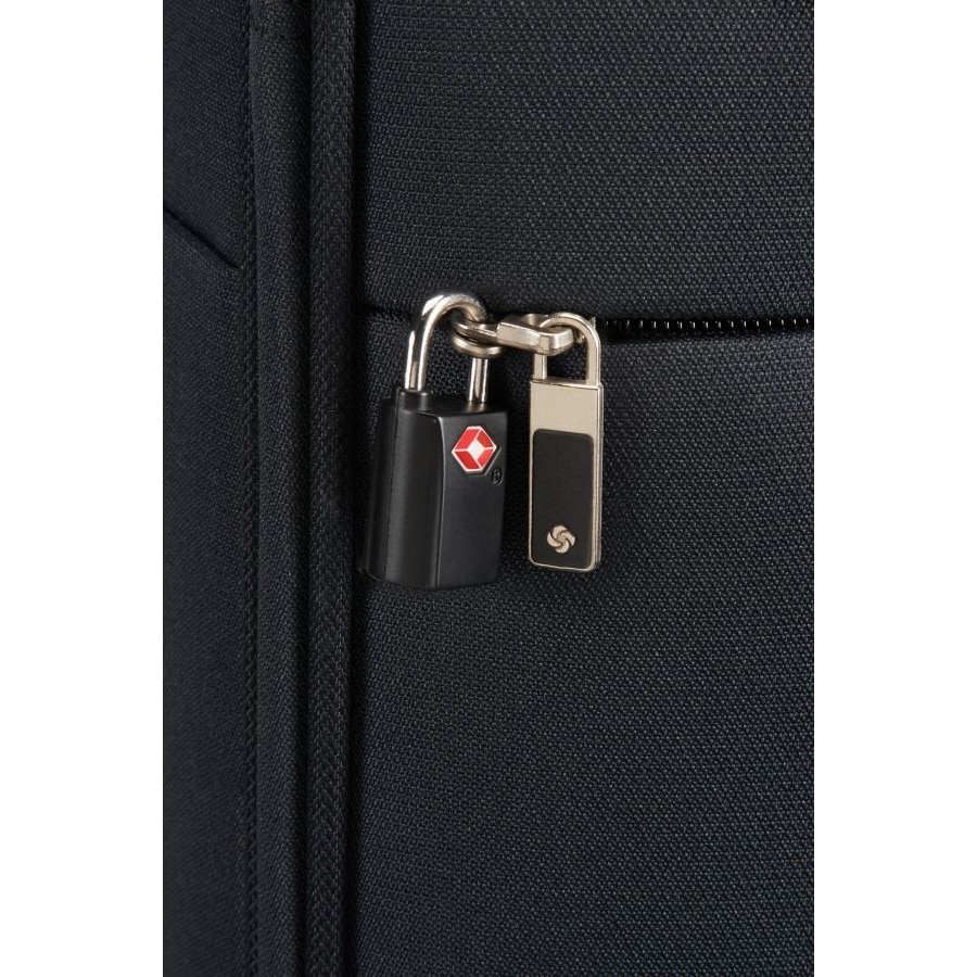 Troller Samsonite Base Boost, Black, 4 roti, 55 cm - eMAG.ro