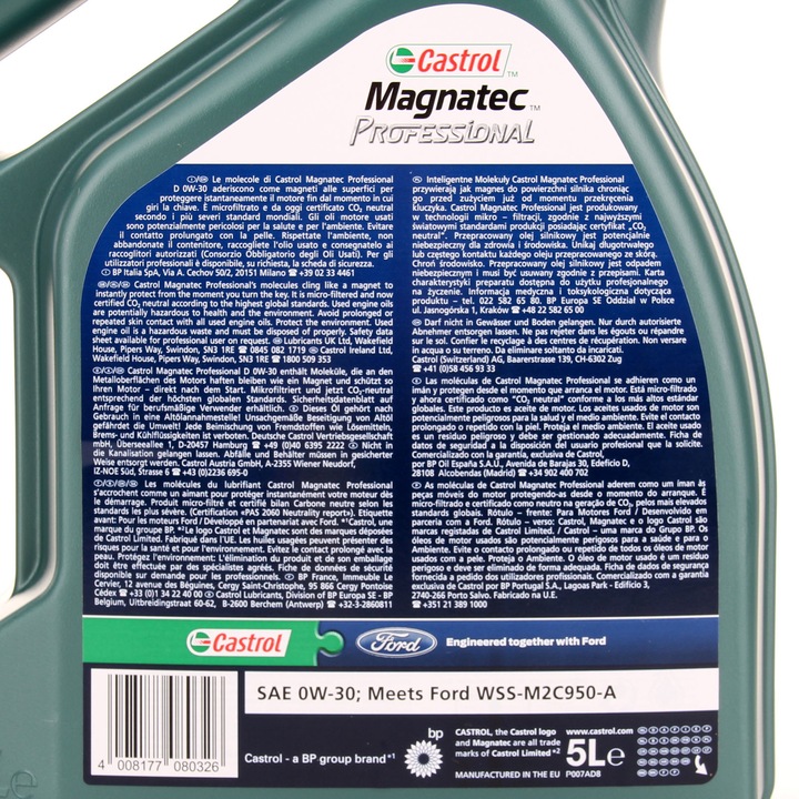 Ulei Ford 0W30 Castrol Magnatec Professional 5L - eMAG.ro