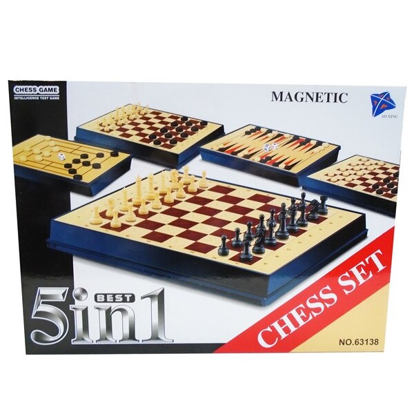 Set sah magnetic 5 in 1 - eMAG.ro