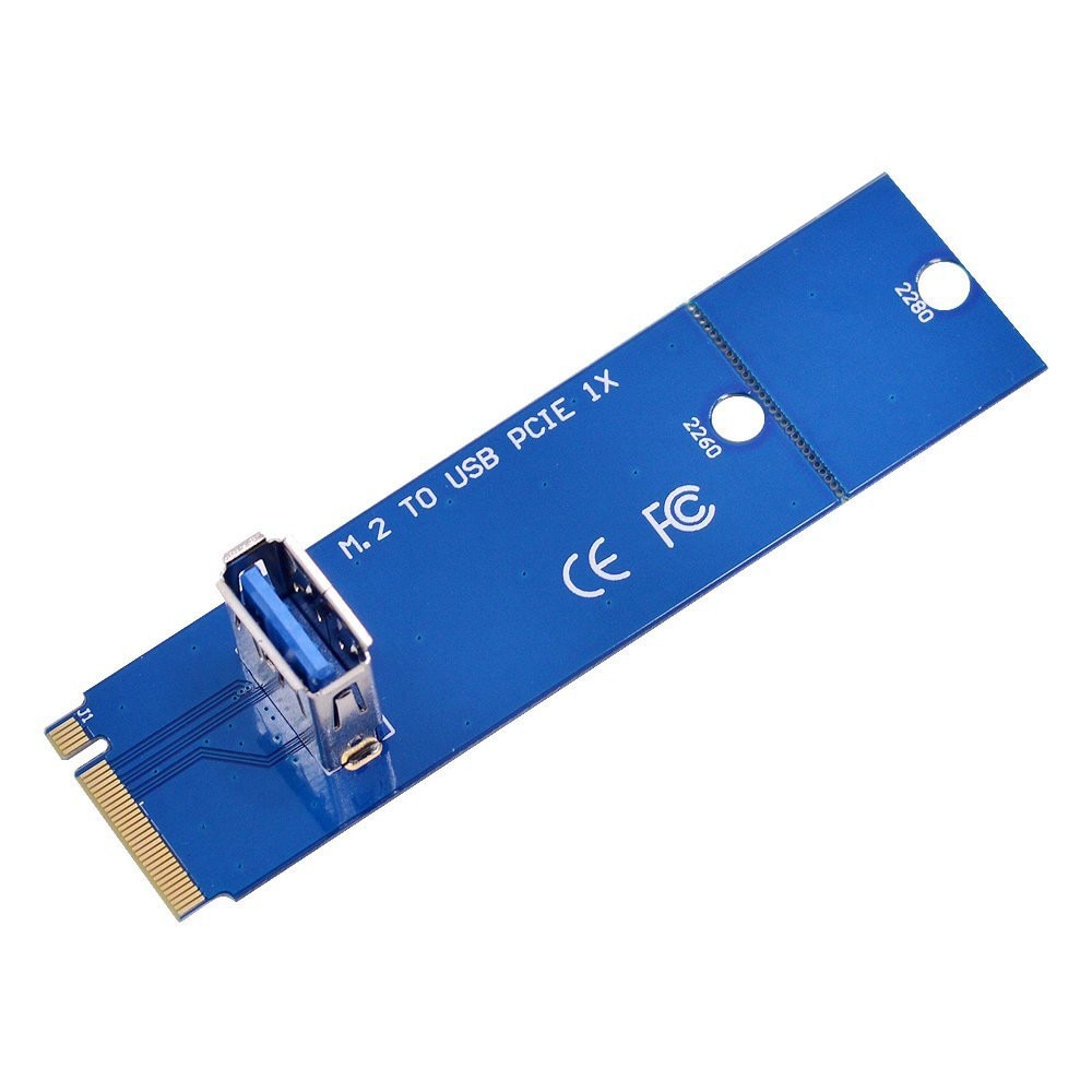Riser M2 PCI-E 4x Slot Adaptor M2 SSD, Generic, mining - eMAG.ro