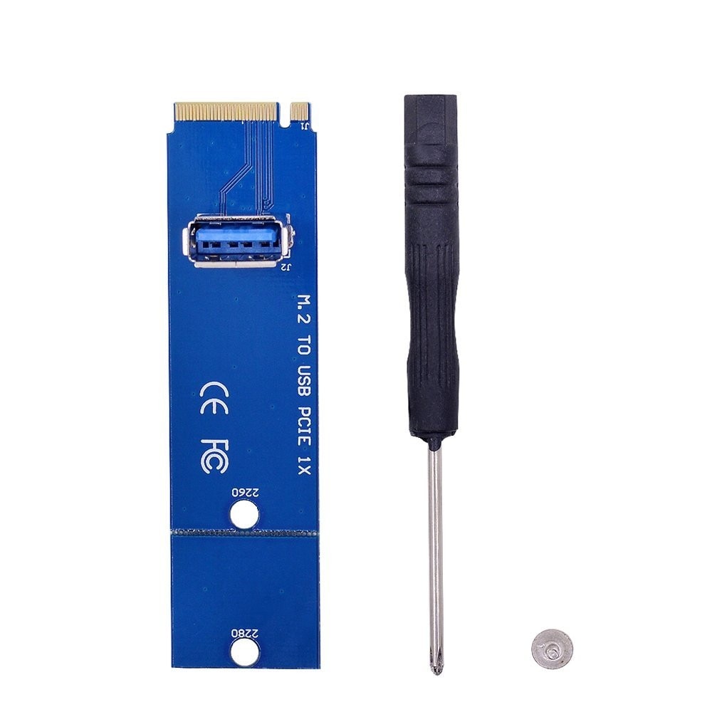 Riser M2 PCI-E 4x Slot Adaptor M2 SSD, Generic, mining - eMAG.ro