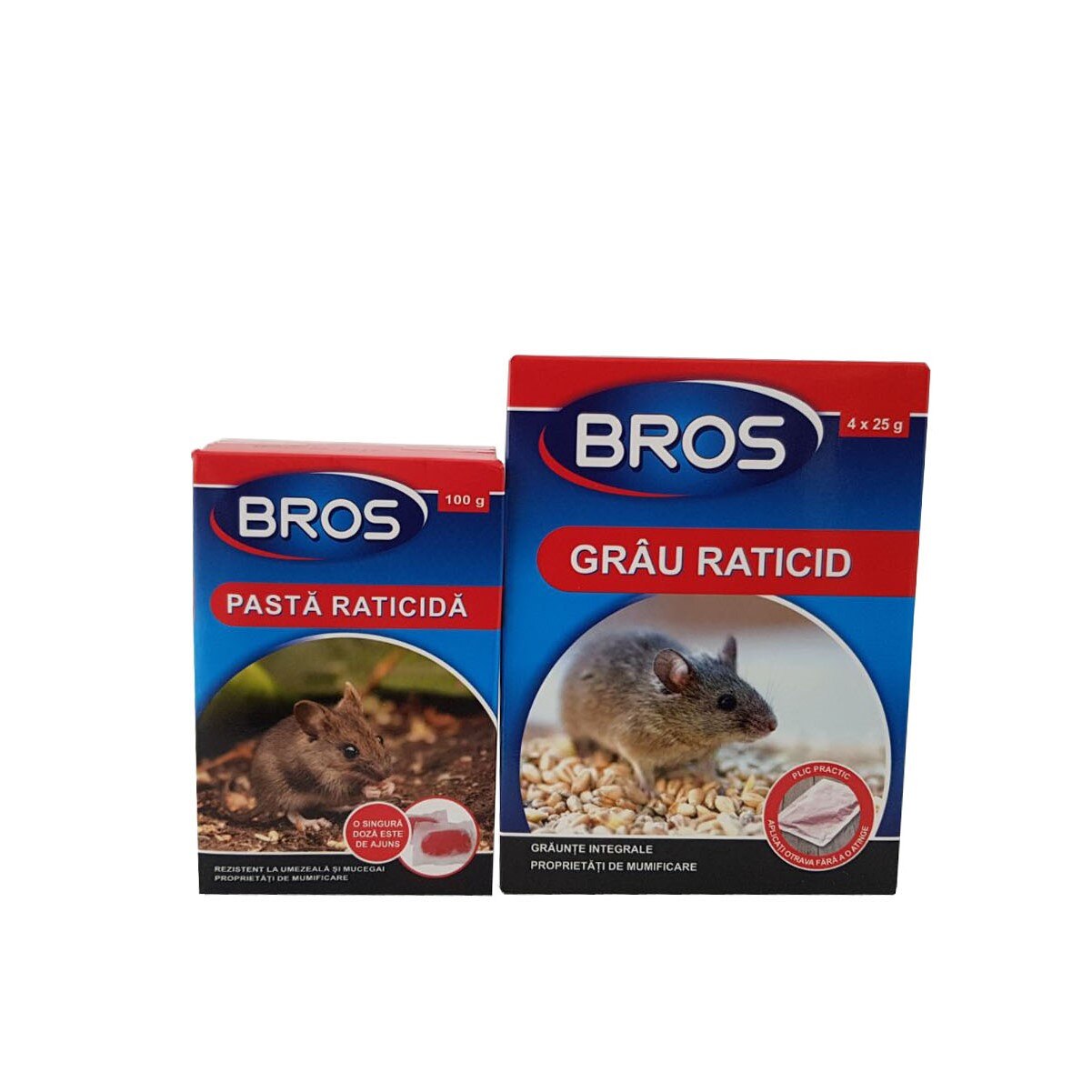Set anti-raticide: grau raticid, 100g + pasta raticida 100g - eMAG.ro