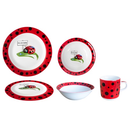 Set pentru mic dejun din portelan pentru copii KALINKA - eMAG.ro