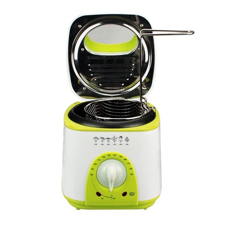 Friteuza mini SAPIR SP 1980 BC, 950W, 1 litru, Alb/Verde - eMAG.ro